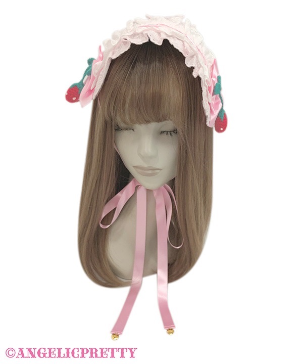 Decoration Strawberry Headdress - Black [252KD02-120157-bk] - $80.00 : Angelic Pretty USA